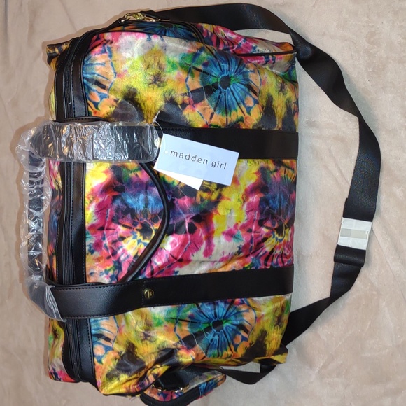 Madden Girl | Bags | Madden Girl Bright Tie Dyed Weekender Duffle Bag ...